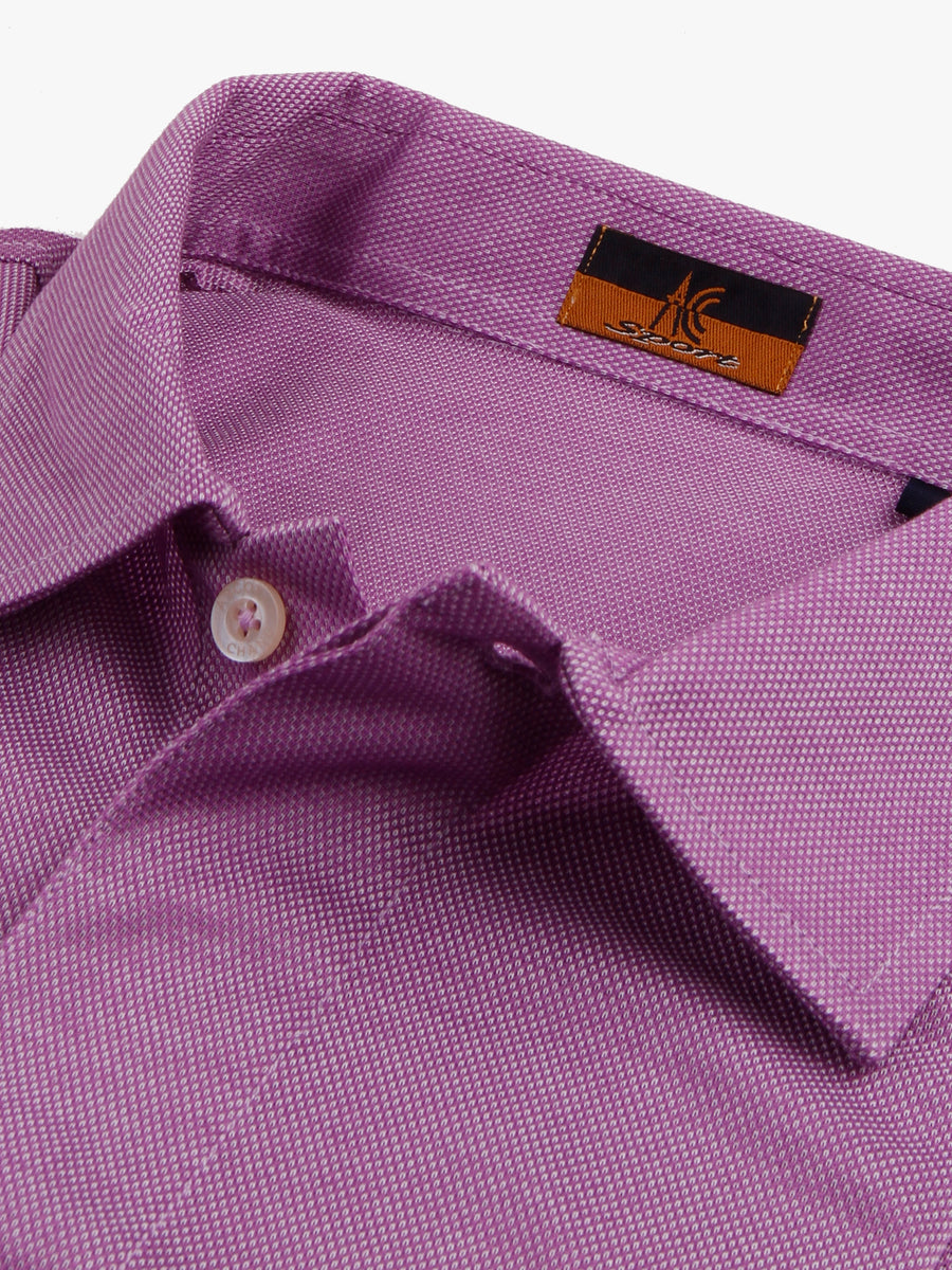 Light Purple Polo Shirt - Regular Fit | Ascot Chang